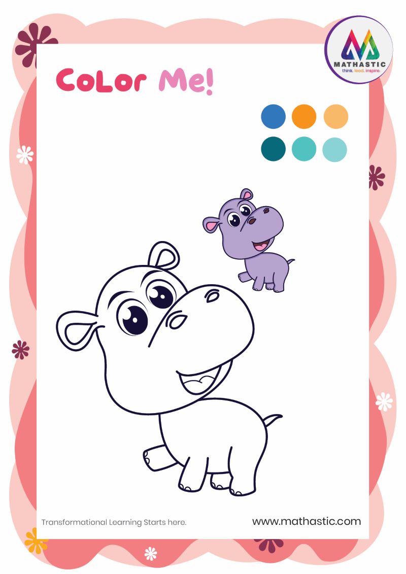 Colour Sheet 10 Mathastic